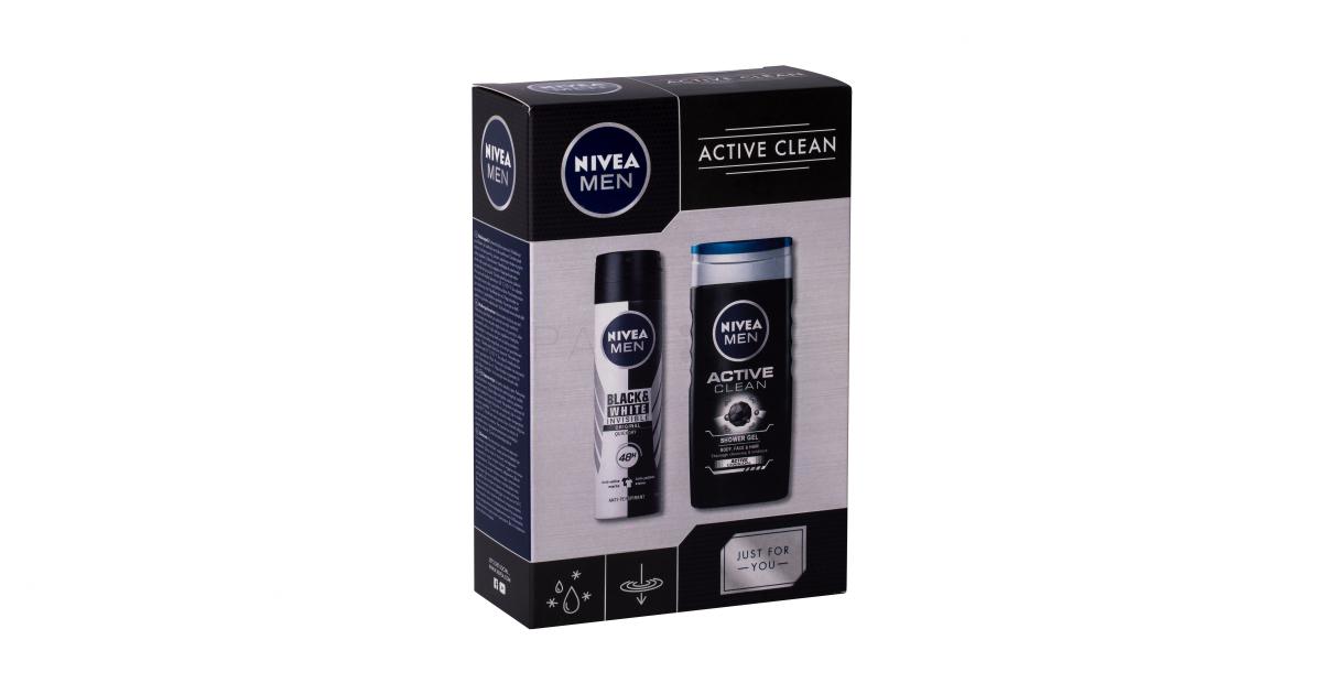 Nivea Men Active Clean Set cadou Cutie cu defect | Parfimo.ro