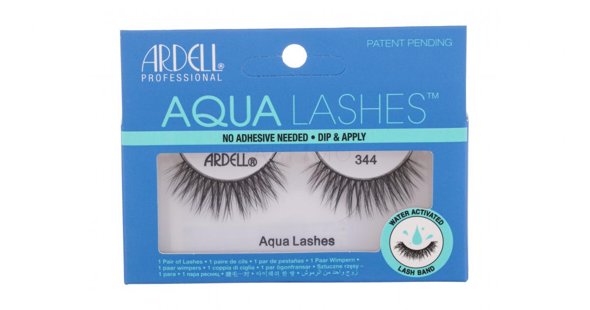Ardell Aqua Lashes 344 Gene false pentru femei 1 buc Nuanţă Black ...