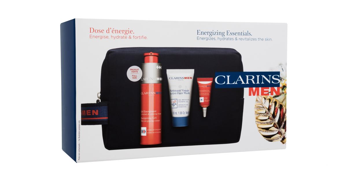 Clarins Men Energizing Essentials Set cadou Gel pentru față Energizing ...