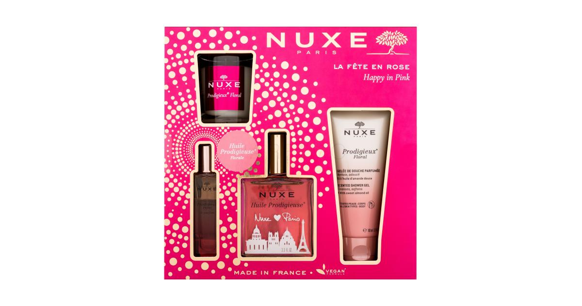 NUXE Happy In Pink Set cadou Ulei uscat Huile Prodigieuse Florale 100 ...