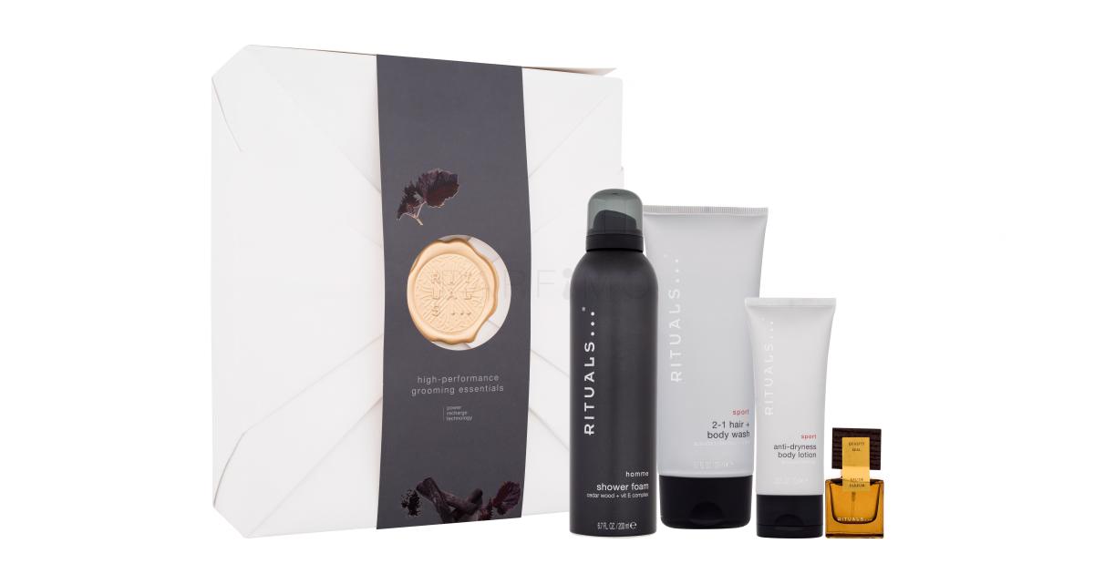 Rituals Homme 4 Bestsellers Set cadou Apă de parfum Homme 15 ml + gel ...