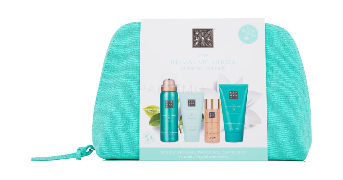 Rituals The Ritual Of Karma Luxury Reusable Pouch For Travelling Set ...