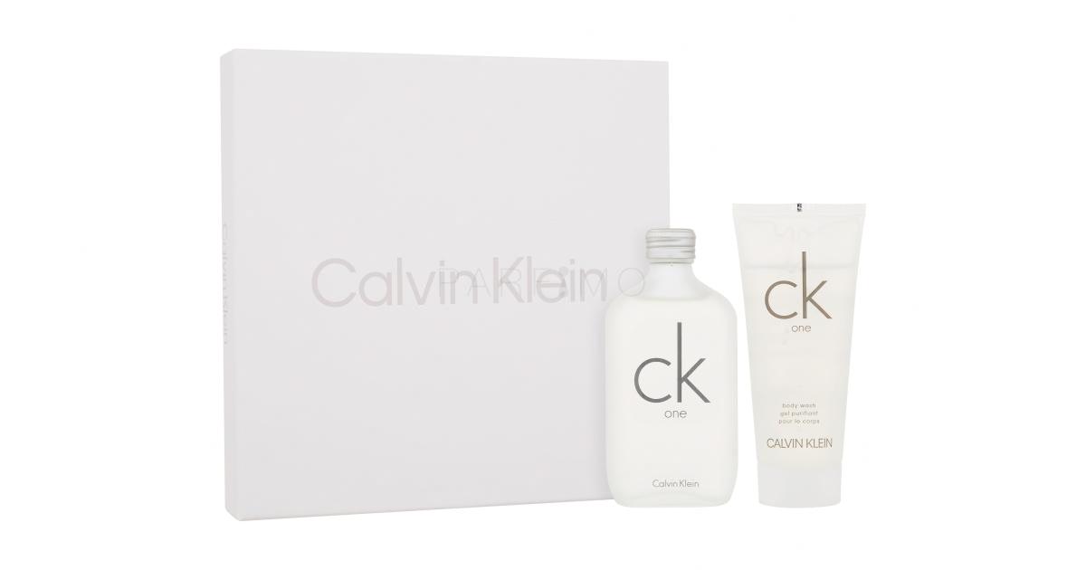 Calvin Klein CK One SET1 Set cadou Apă de toaletă 100 ml + gel de duș 100 ml | Parfimo.ro