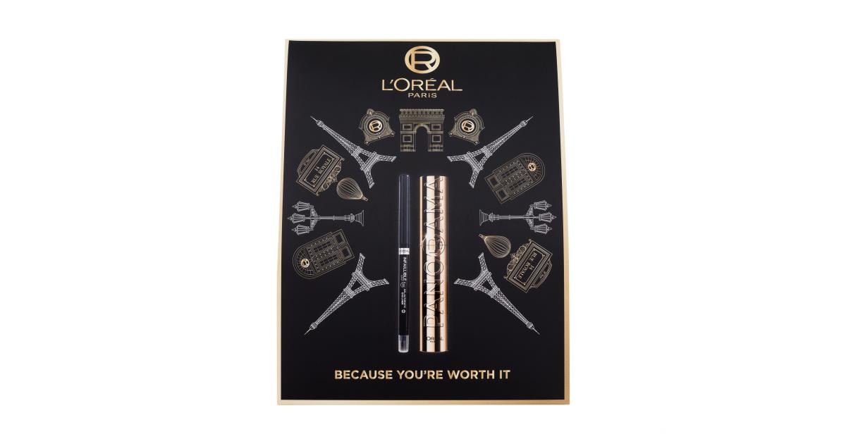 L'Oréal Paris Panorama Set cadou Rimel Panorama 10,5 ml Black + creion ...