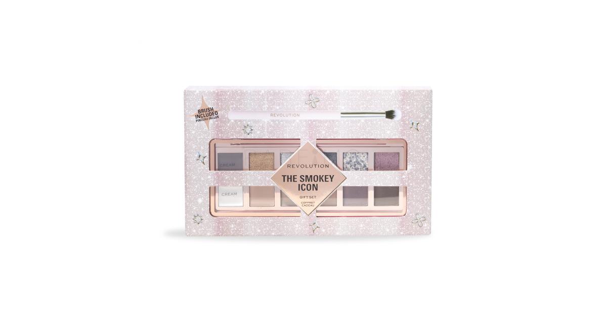 Makeup Revolution London The Smokey Icon Gift Set Set cadou Paletă de ...