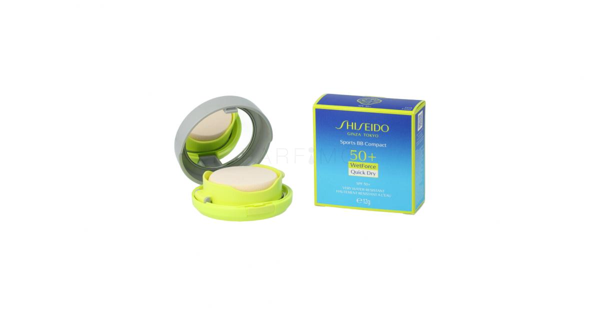 Shiseido Sports BB Compact WetForce SPF50+ Pudră pentru femei 12 g ...