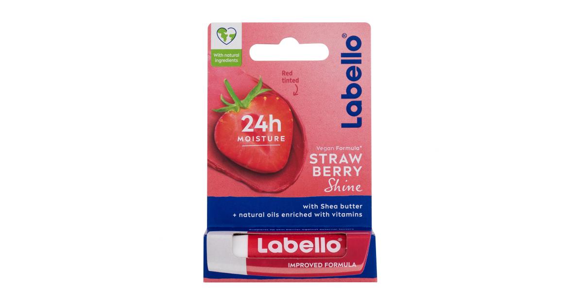 Labello Strawberry Shine 24h Moisture Lip Balm Balsam de buze pentru ...