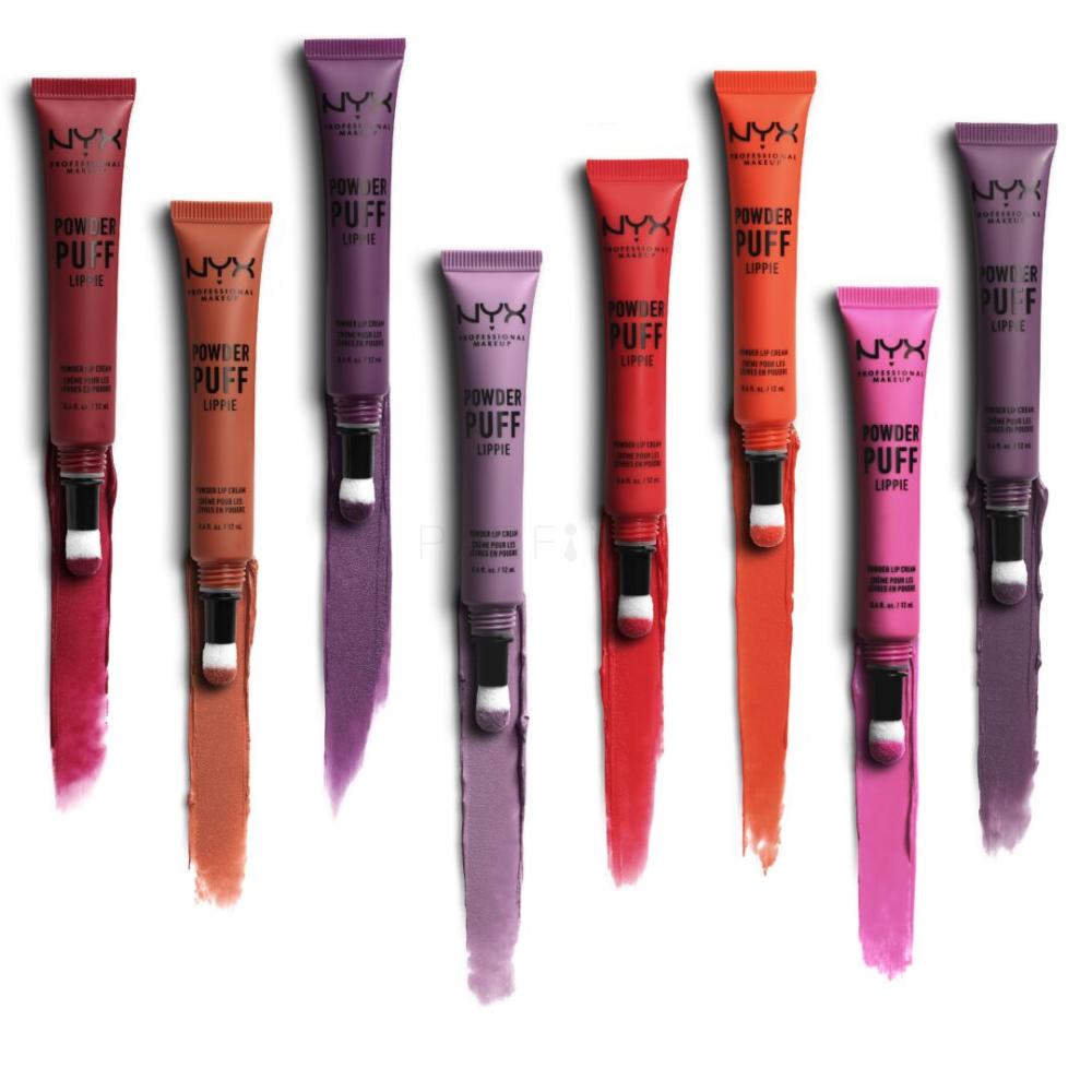 NYX Professional Makeup Powder Puff Lippie Ruj de buze pentru femei 12 ...