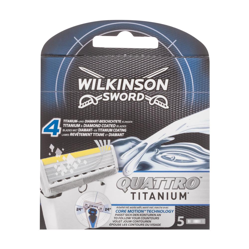 Wilkinson Sword Quattro Titanium Rezerve lame pentru bărbați | Parfimo.ro
