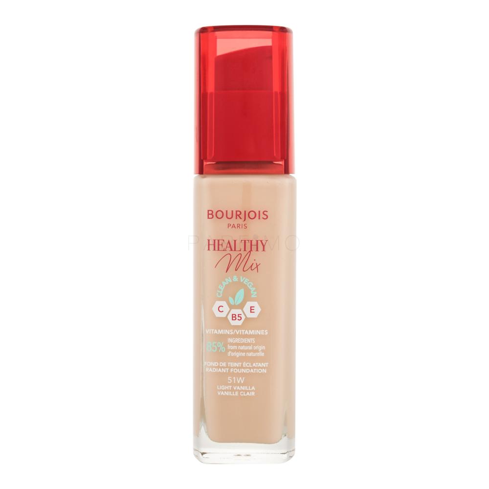 BOURJOIS Paris Healthy Mix Clean & Vegan Radiant Foundation Fond de ten ...