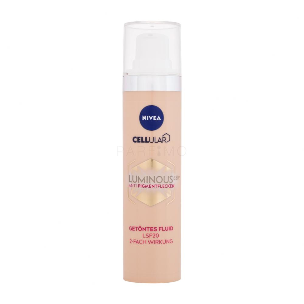 Nivea Luminous 630 Antispot Tinted Fluid Cremă de zi pentru femei ...