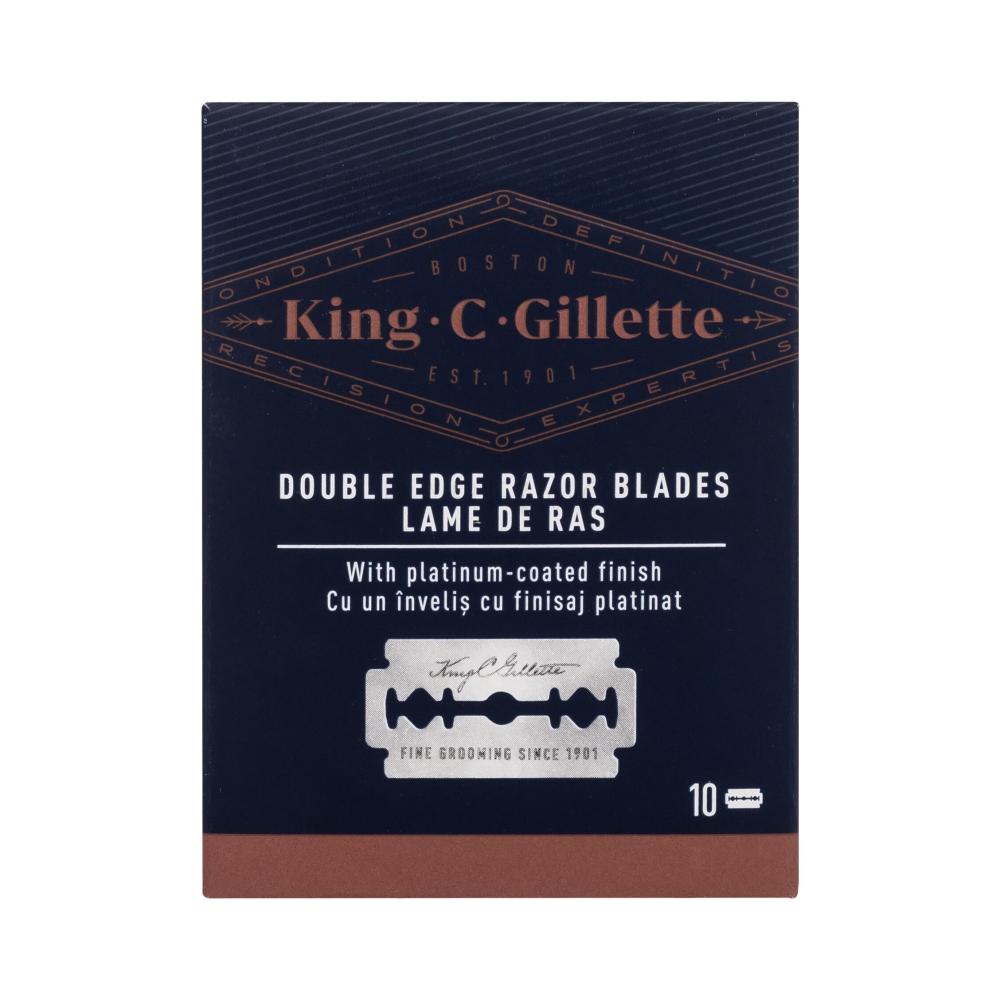 Gillette King C. Double Edge Safety Razor Blades Rezerve lame pentru ...