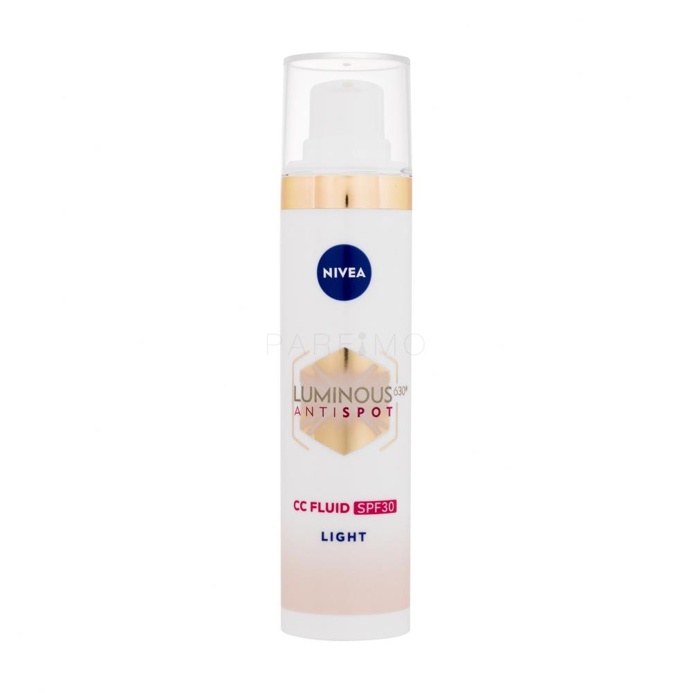 Nivea Luminous 630 Antispot CC Fluid SPF30 Cremă CC pentru femei 40 ml ...