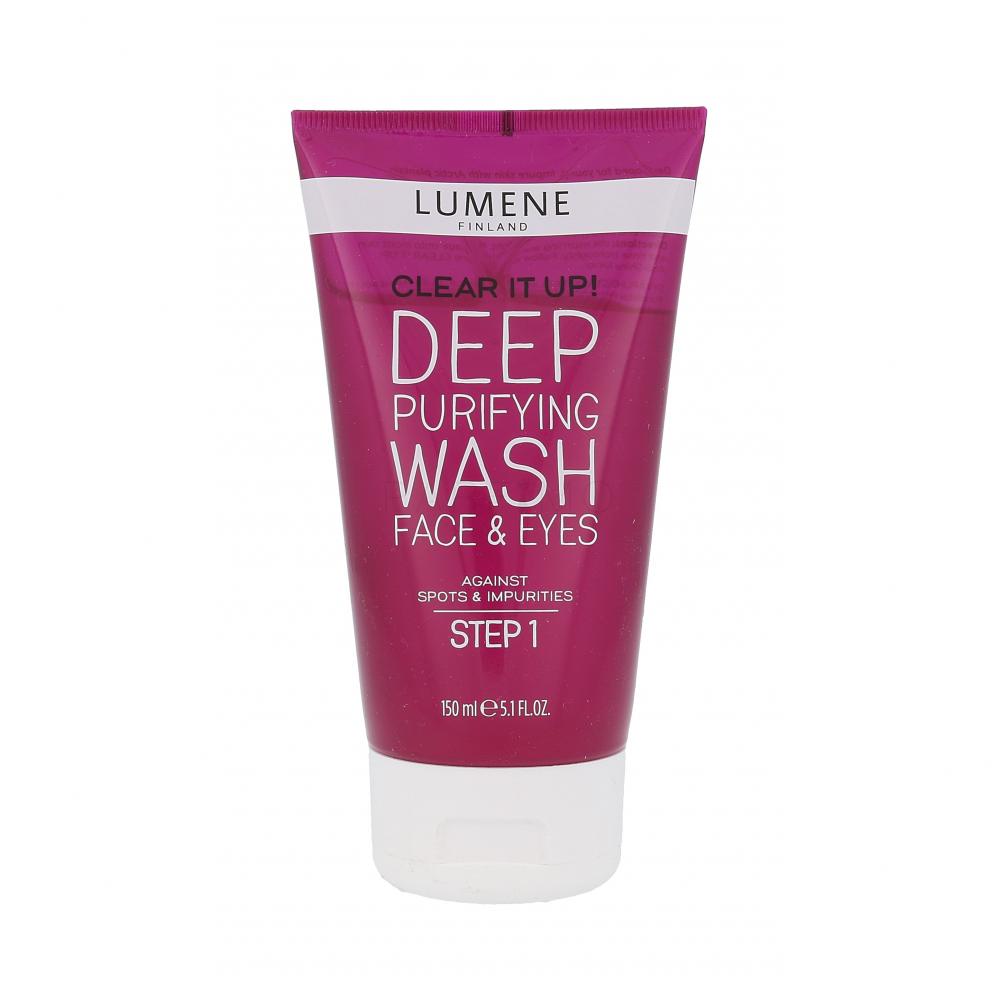 Lumene Clear It Up! Deep Purifying Wash Face & Eyes Gel demachiant ...