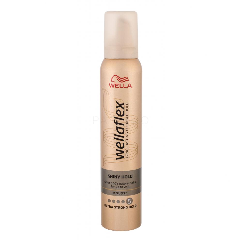 Wella Wellaflex Shiny Hold Spumă de păr pentru femei 200 ml | Parfimo.ro