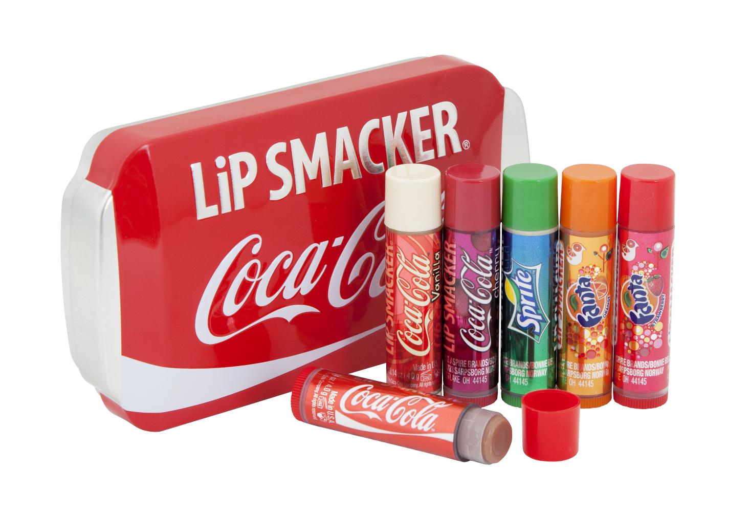 Lip Smacker Coca Cola Lip Balm Set Cadou Balsam De Buze 6 X 4 G Cutie